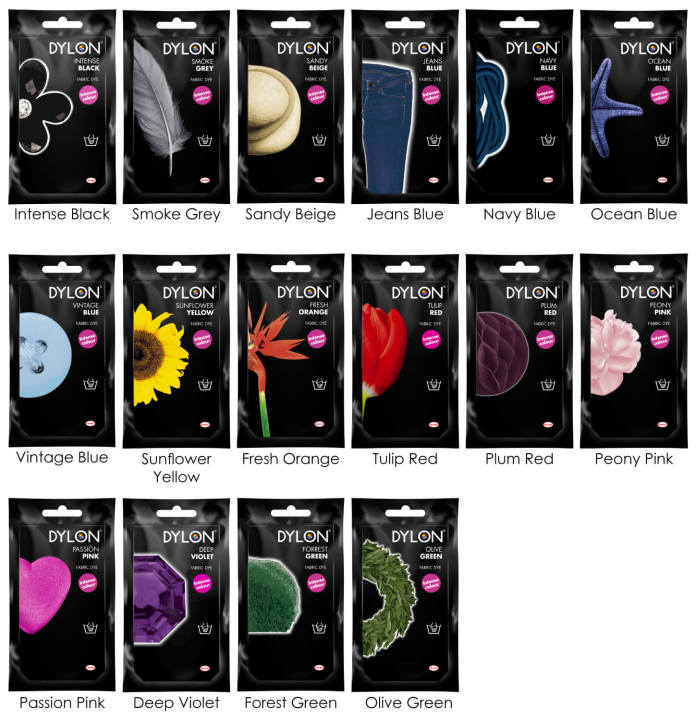 Dylon Fabric Hand Dye (50g) | Lazada