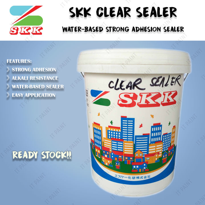 SKK Paint Clear Sealer 18L; High Adhesive Wall Sealer Paint for Spray ...