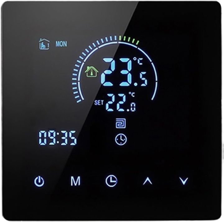 WiFi Smart Thermostat Electric Floor Heating TRV Water Gas Boiler Temperature Remote Controller ...