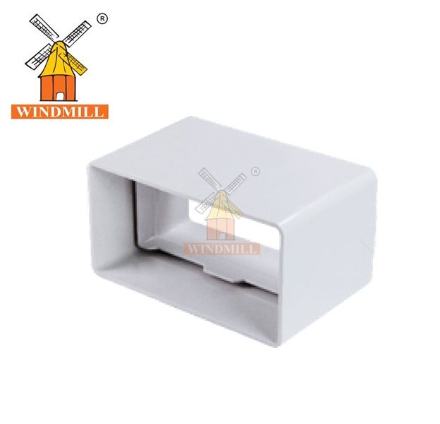 [1pieces] Hydroponic PVC Rectangular Joiner Socket uPVC Connector ...