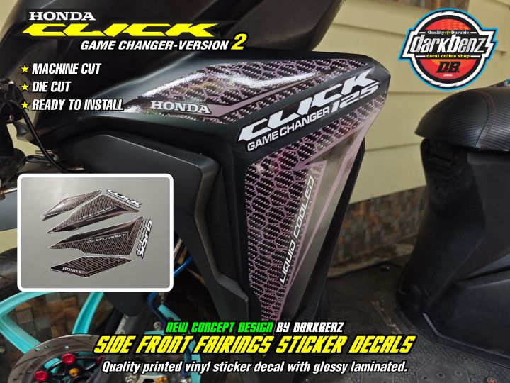 Honda Click Version 2 Honeycomb Concept Design for Leg shield Fairings ...