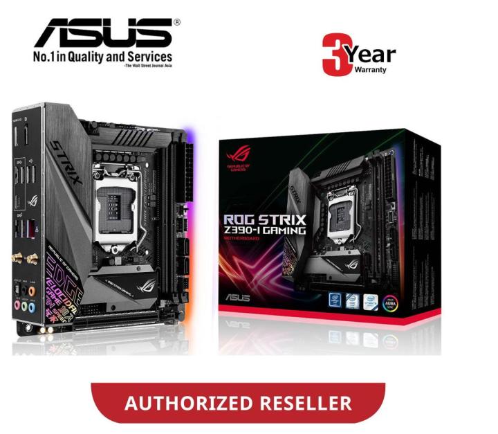 ASUS ROG STRIX Z390-I GAMING INTEL Z390 Mini ITX Motherboard | Lazada