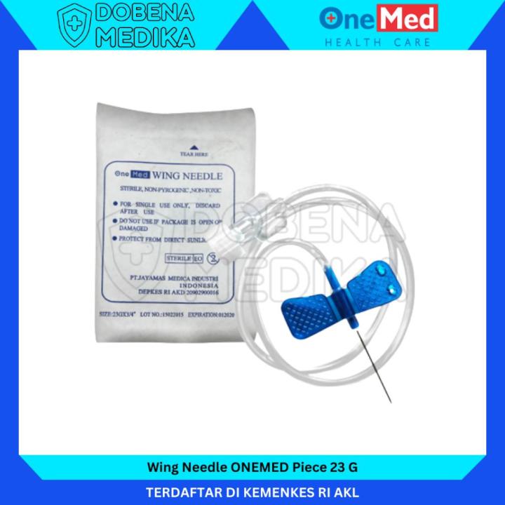 Wing Needle 23 25 27 G OneMed / Wing Needle 23G 25G 27G One Med ...