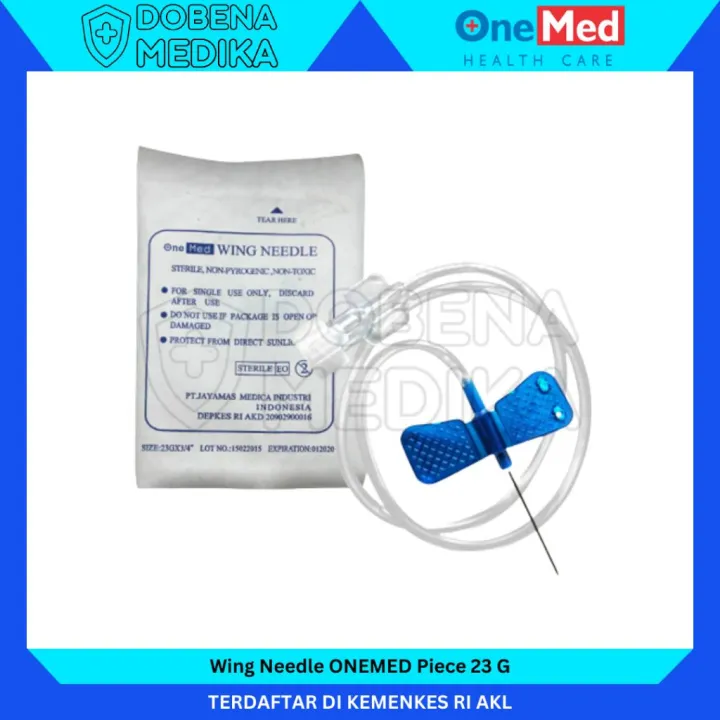 Wing Needle 23 25 27 G OneMed / Wing Needle 23G 25G 27G One Med ...