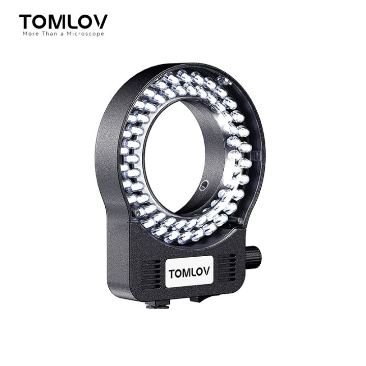 Microscope LED Ring Light Illuminator,TOMLOV LT01 Adjustable Microscope ...