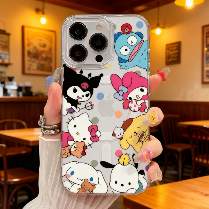 Hello Kitty Melody Cinnamoroll PomPomPurin Magsafe Phone Case For ...