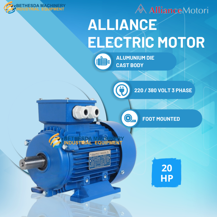 Alliance Electro Motor 20 hp 20hp 15 kw Dinamo Listrik Aliance 3 Phase ...