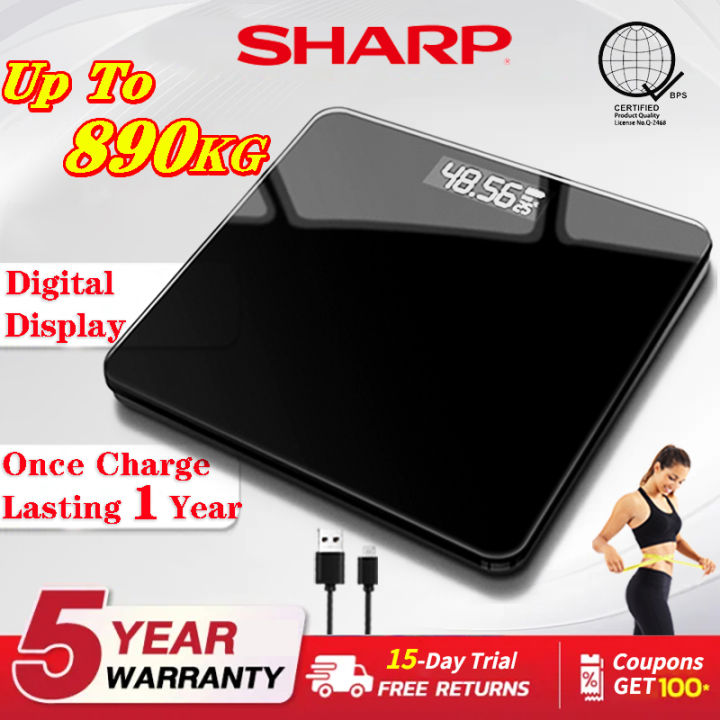 Weighing Scale Digital Weighing Scale Heavy Duty Display Tempered Glass ...
