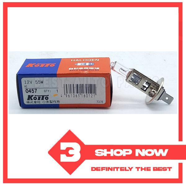 HB-0457 KOITO HALOGEN 12V 55W H1 1pc | Lazada PH