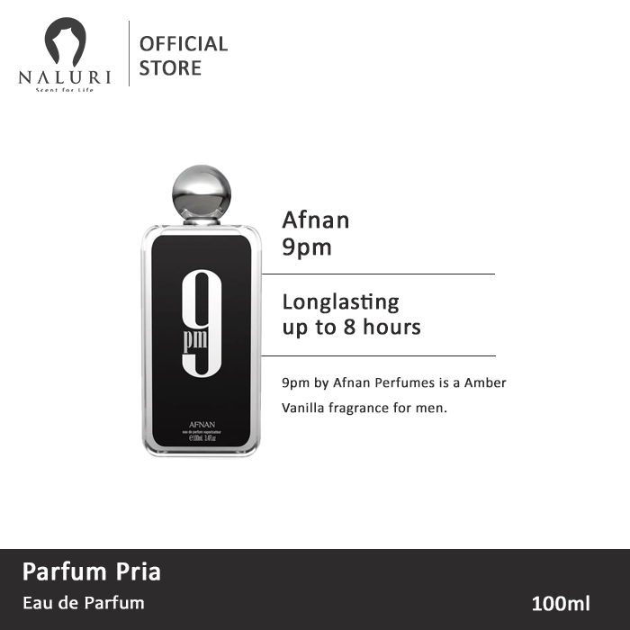 Parfum Afnan 9 PM For Men EDP 100ml | Lazada Indonesia