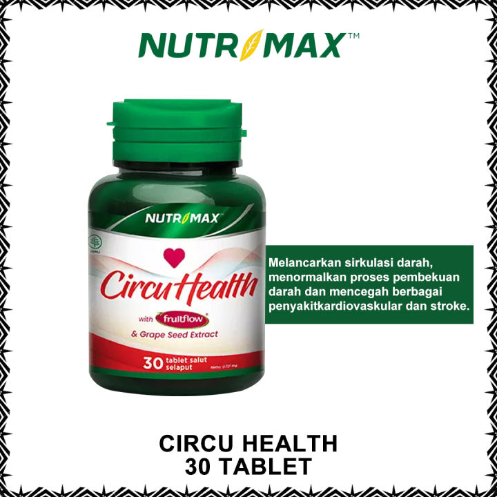 New Vitamin Nutrimax Circu Health 30 Tablet - Suplemen Circuhealth ...