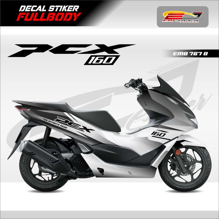 STIKER DECAL VARIASI MOTOR PCX FULL BODY TERMURAH-STIKER ALL PCX SIAP ...