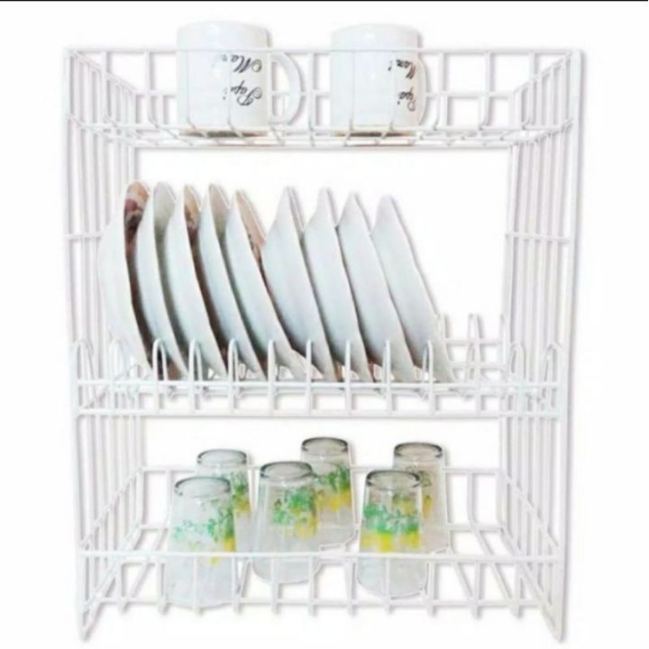 RAK PIRING WASTAPEL TEMPAT CUCI PIRING / RAK PIRING 3 SUSUN STAINLESS ...