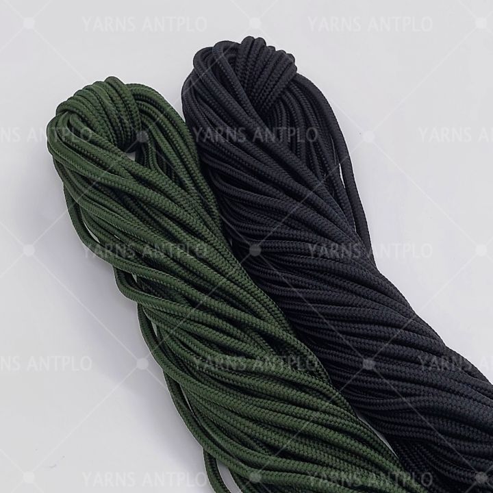 10 YARDS 4MM POLYESTER BRAIDED DRAWSTRING CORD/ ROPE FOR SEWING MACRAME ...