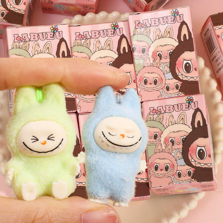 New Plush Labubu Cute Blind Box Cartoon Resin Three Dimensional ...