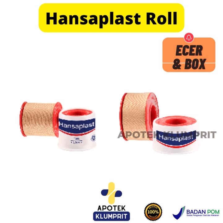 HANSAPLAST ROLL KAIN / 1,25 CM X 1 M / 1,25 CM X 5 M / HANSA PLAST ...