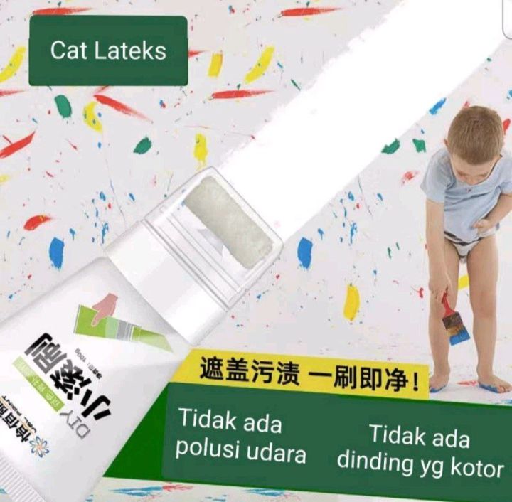 Tabung Cat tembok untuk menutupi noda grafiti DIY | tutup retakan ...