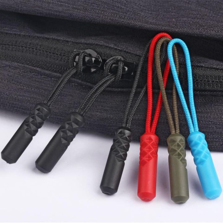 1pc Rope Pullers Zipper Head Cord Pull Outdoor Suitcase Tent Fixer Zip ...