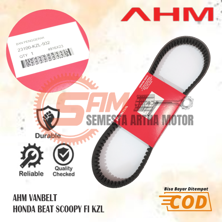 VanBelt AHM Motor Honda Matic Beat Scoopy Fi Vario 110 LED KZL Vbelt ...