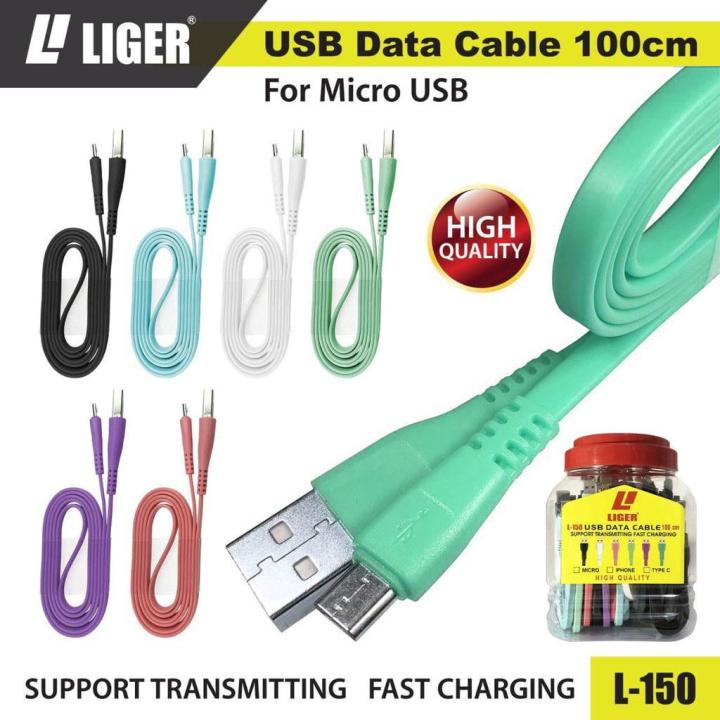 LIGER L-150 Kabel Data Fast Charging - MICRO | Lazada Indonesia