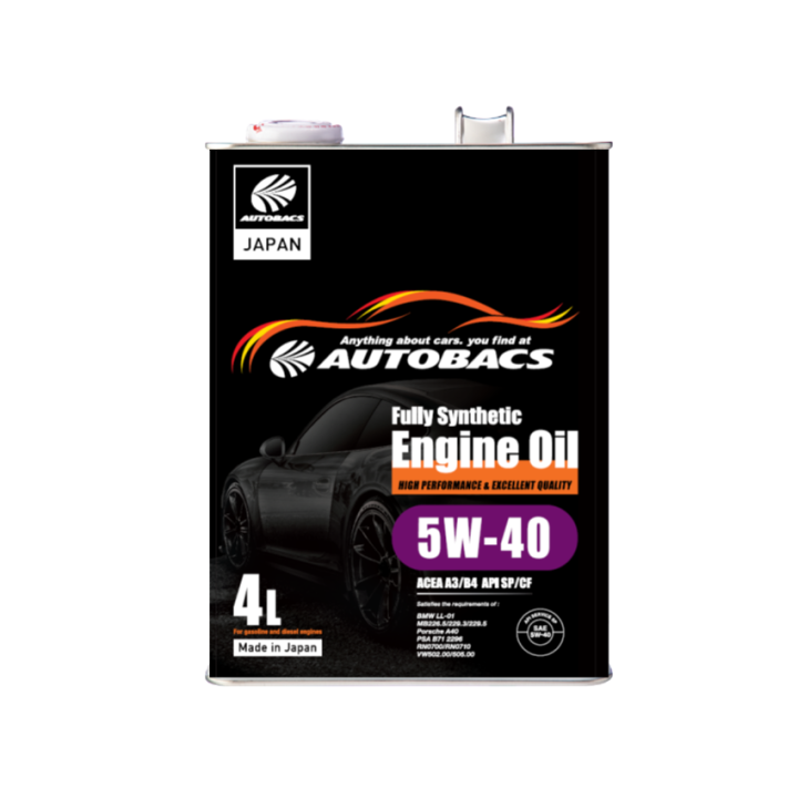 Autobacs Fully Synthetics Engine Oil ACEA 5W-40 | Lazada