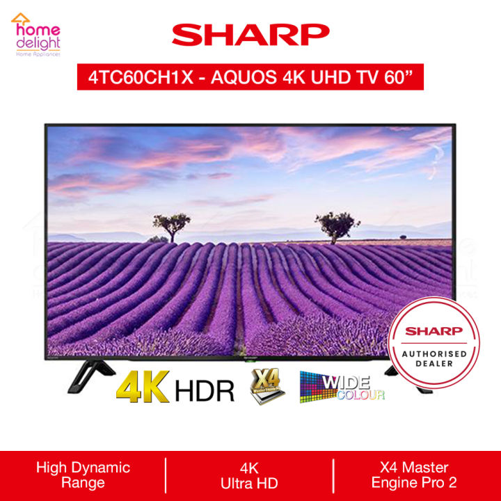 Sharp 4K UHD LED TV 60 Inch (JAPAN PANEL ) [ 4TC60CH1X ] | Lazada