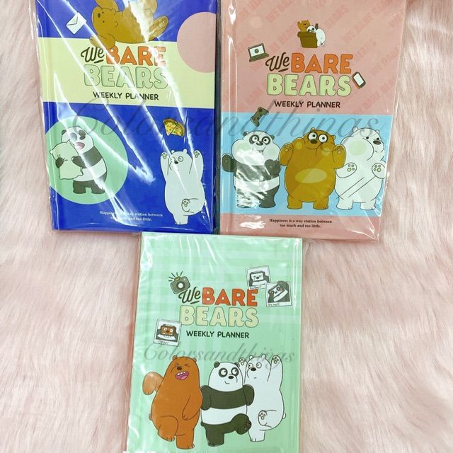 We Bare Bears Weekly Planner | Lazada PH