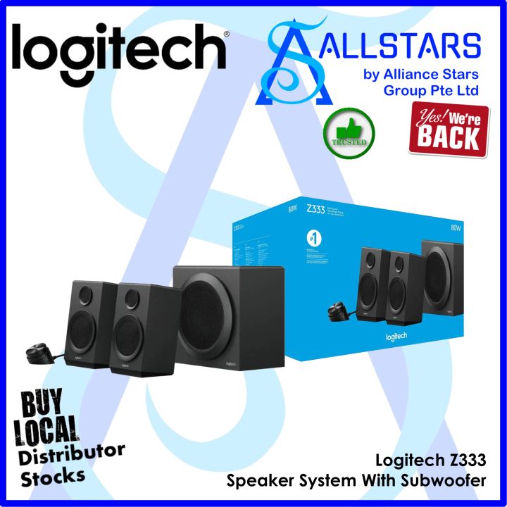 (ALLSTARS: We Are Back) Logitech Z333 2.1 Satellite Speaker System with ...