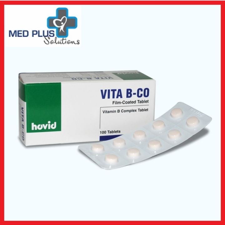 Vita B-Co Vitamin B Complex Tablets 100's (Exp: 7/2025) | Lazada