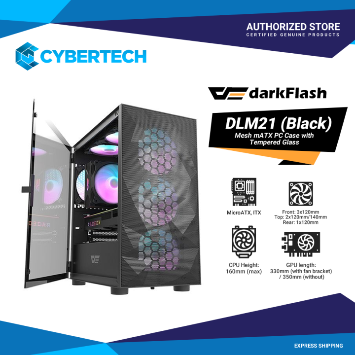darkflash DLM21 Mesh Micro Atx Gaming Case | Lazada PH