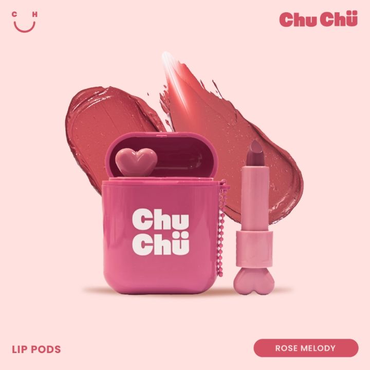 Chu Chu Beauty Lip Pods in Rose Melody | Lazada PH