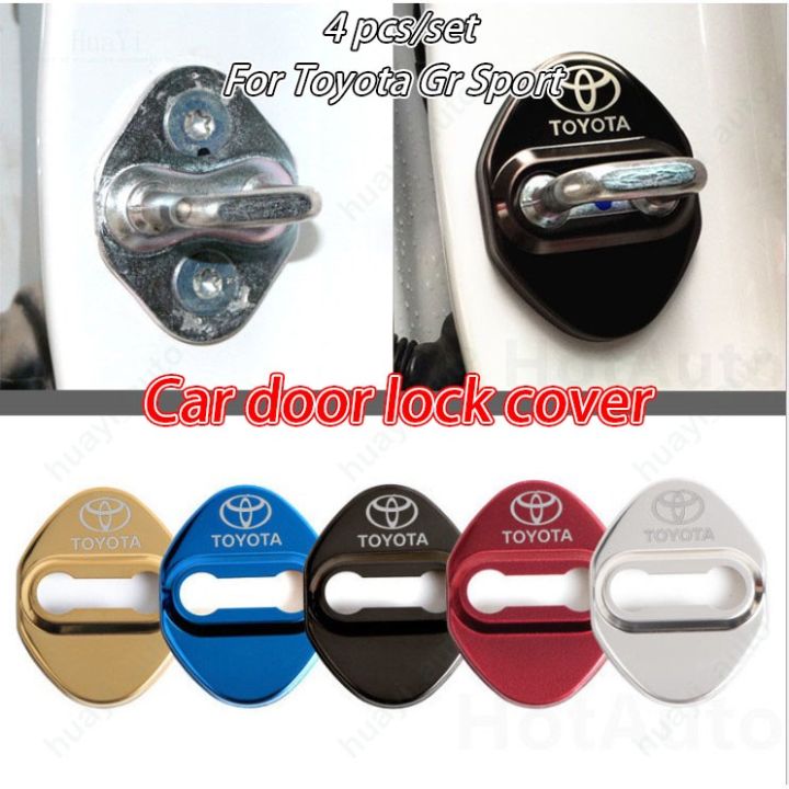 4pcs/Set Car Door Lock Cover Stainless Anti-rust Protective Cover For ...
