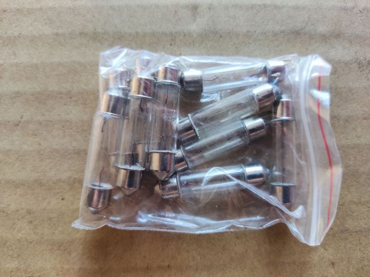 10 pcs Auto Peanut Bulb 8x36 12v 5W | Lazada PH