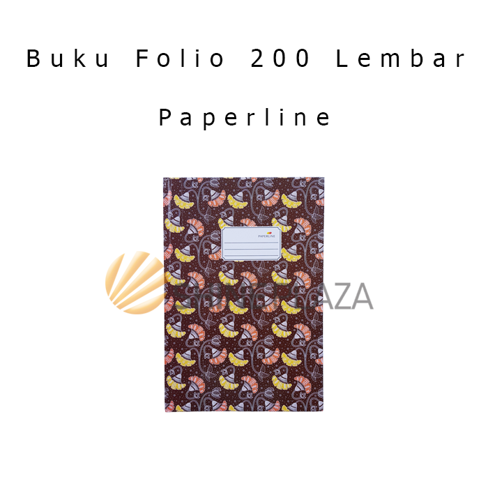 Buku Tulis Folio Paperline 200 Lembar - Hardcover Hard Cover Writing ...