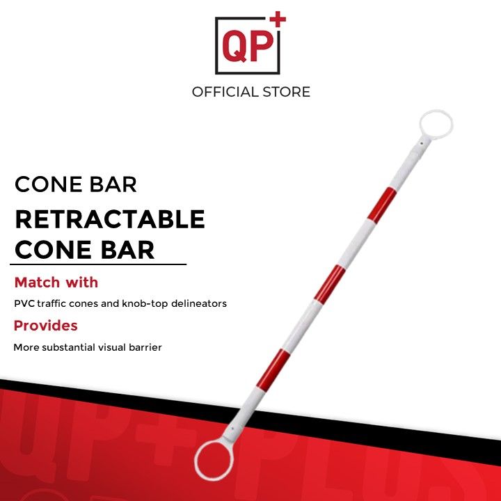 EXPANDABLE RETRACTABLE TRAFFIC CONE BAR BARRIER POLE FOR SAFETY CONE ...