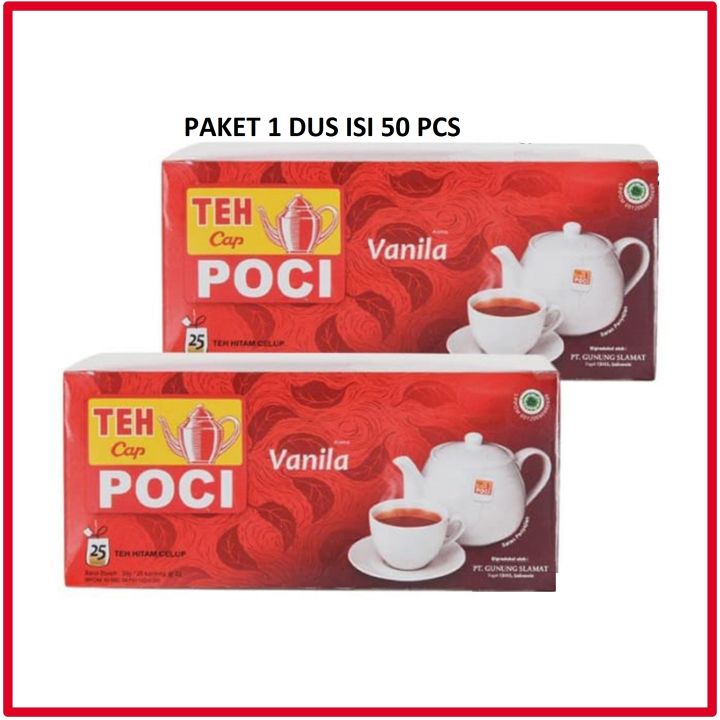 Teh Poci Rasa Vanila (Teh celup) (50pcs)/dus-serba Ada Uli | Lazada ...