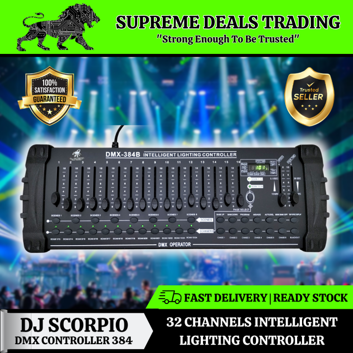 HIGH QUALITY DMX CONTROLLER INTELLIGENT LIGHTING CONTROLLER WITH 32 ...