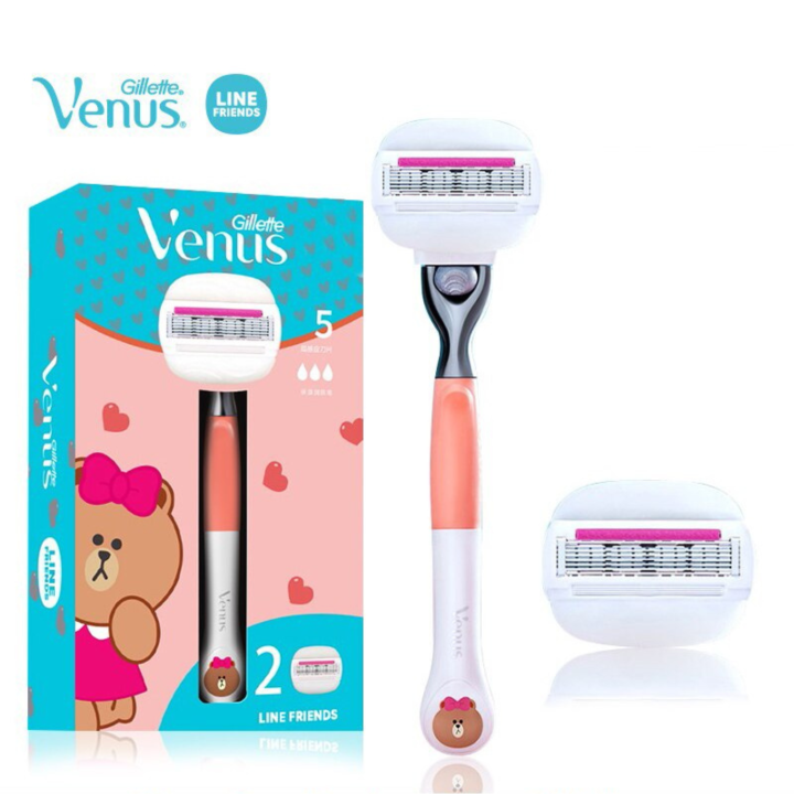 Gillette Venus Lady Comfort Glide Razor Choco Bear | Lazada PH
