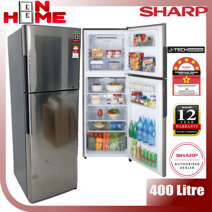 Sharp 5 Star Inverter 2 Doors Smile Refrigerators Peti Sejuk | Lazada