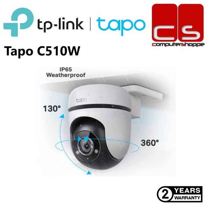 TP-Link Tapo C510W Outdoor Pan/Tilt Security WiFi Camera | Lazada