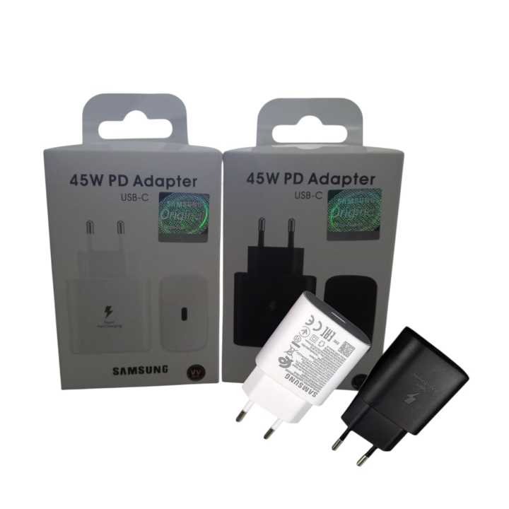 BATOK SAMSUNG ORIGINAL 99% 45 W PD ADAPTER USB -C FAST CHARGING (VV) | Lazada Indonesia