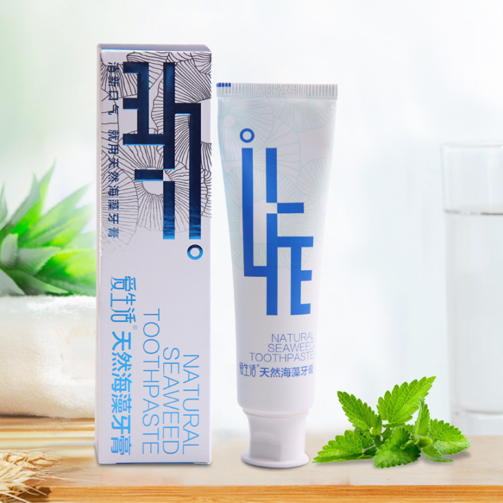 Organic Toothpaste ILife Natural Seaweed 爱生活120g天然海藻牙膏 | Lazada