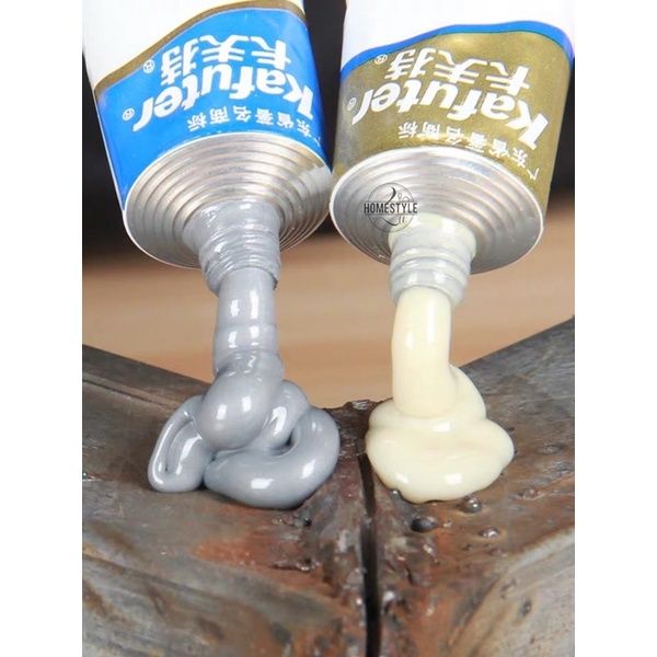 100G Strong Kafuter A+B Metal Repairing Adhesive glue untuk besi Super Glue Industrial Repair ...
