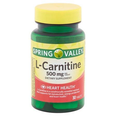 Spring Valley L-Carnitine, Heart Health 500 mg (30 Tablets) | Lazada PH