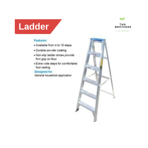 [EVERLAS] SINGLE SIDE LADDER TANGGA TINGKAT | Lazada
