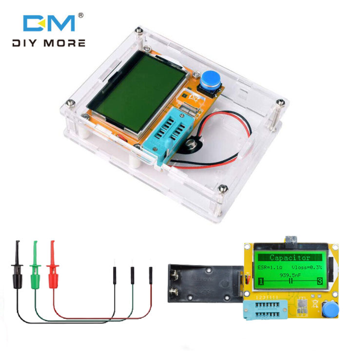 diymore LCR-T4 M328 ทรานซิสเตอร์ทดสอบตัวเก็บประจุที่อยู่อาศัย Multimetr ...
