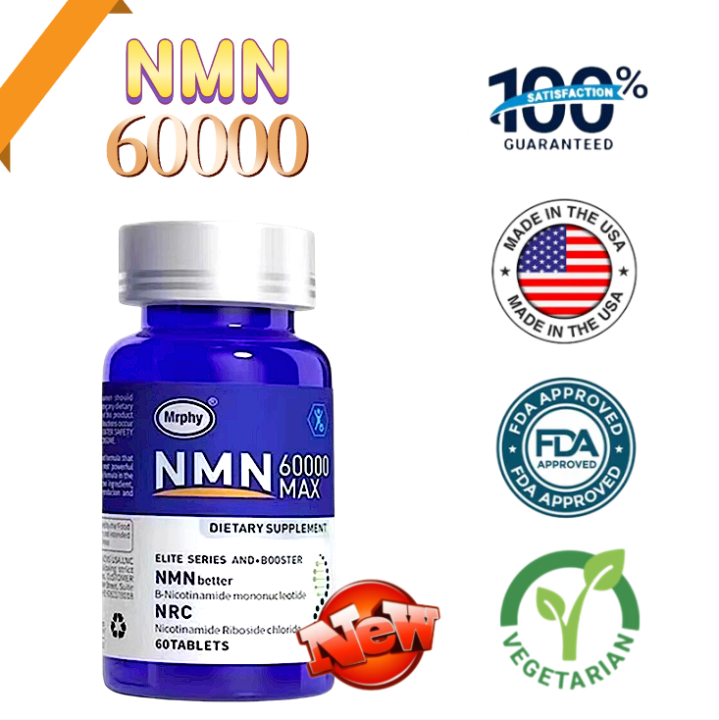 Age-Reverse NMN Enhanced 60 Vegetarian Tablets Nicotinamide ...