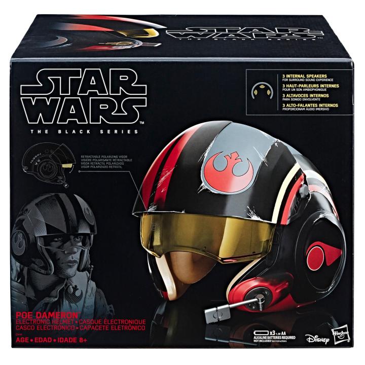 【100% ORIGINAL】Hasbro Star Wars The Black Series Poe Dameron Electronic ...