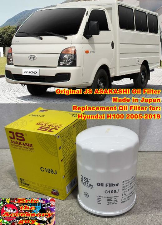 Hyundai H100 Oil Filter Element 2005-2019 (Original JS Asakashi Made in ...