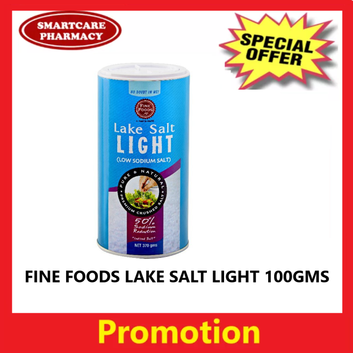 FINE FOODS LAKE SALT LIGHT 100GMS | Lazada